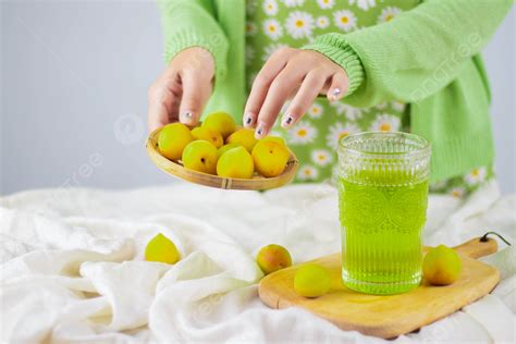 Mangzhong Green Plum Wine Morning Green Plum Wine Indoor Food Photography Map With Picture