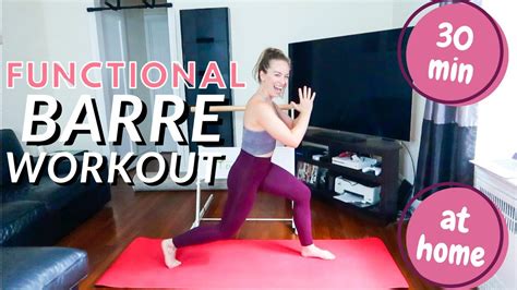 TOTAL BODY 30 MINUTE BARRE WORKOUT At Home Functional Workout Program
