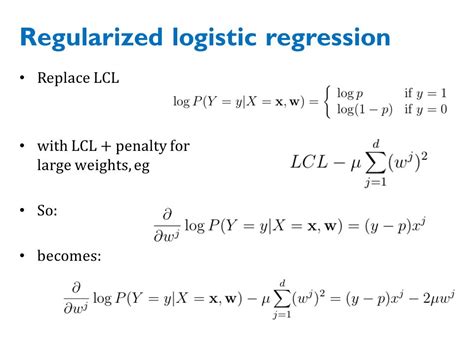 Efficient Logistic Regression With Stochastic Gradient Descent Part 2 William Cohen Ppt