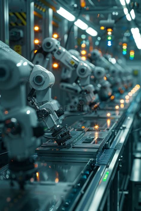 Efficient Industrial Automation With Robotics Assembling Products