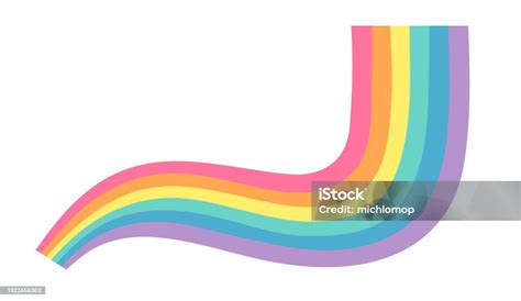 向量平面插圖彩虹卡通驕傲五顏六色的繪畫lgbtq 標誌支援圖示功能區向量圖形及更多彩虹圖片 彩虹 矢量圖 剪貼畫 Istock