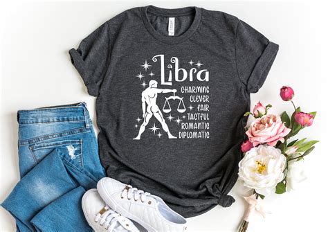 Libra Shirt Zodiac Sign Tshirt Libra Zodiac T Shirt Etsy