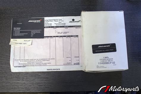 For Sale Bnib Mclaren Oem O2 Sensor Mclaren Life