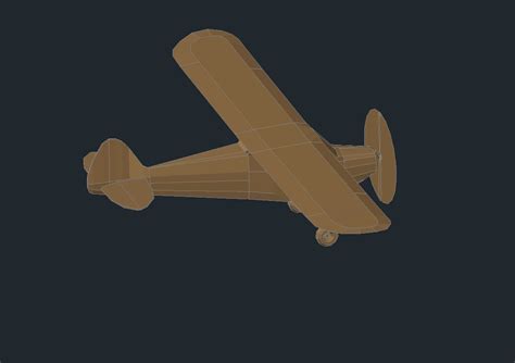 High Wing Monoplane Airplane In Autocad Cad 78808 Kb Bibliocad