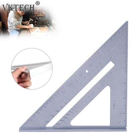 Inch Aluminum Speed Square Triangle Angle Protrac Vicedeal
