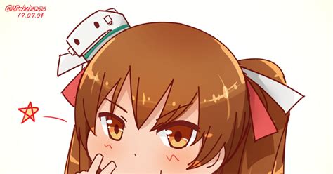 艦隊これくしょん リベのタピオカチャレンジ ミッチェルのイラスト Pixiv