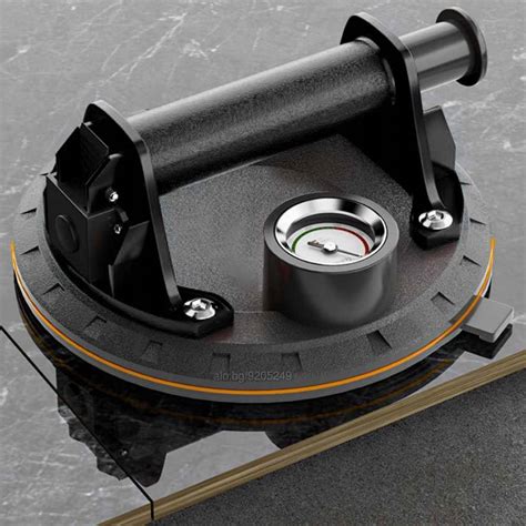 Вакуум Вендуза с манометър за плочки гранитогрес стъкла 20см Bigstren Инструменти