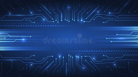 Wide Cyber Security Internet And Networking Concept Hi Tech Vector