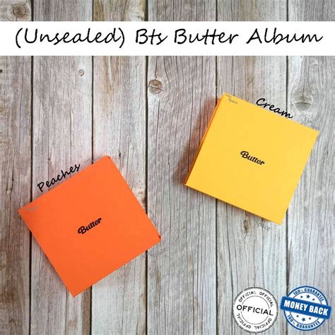 OFFICIAL BTS BUTTER ALBUM UNSEALED LOOSE No PC And Folded Message Card Shopee Philippines