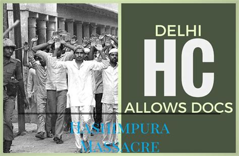 Hashimpura Massacre Delhi High Court Allows Subramanian Swamys