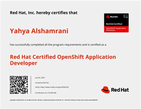 Redhat Certification Careergrowth Openshift Applicationdeveloper