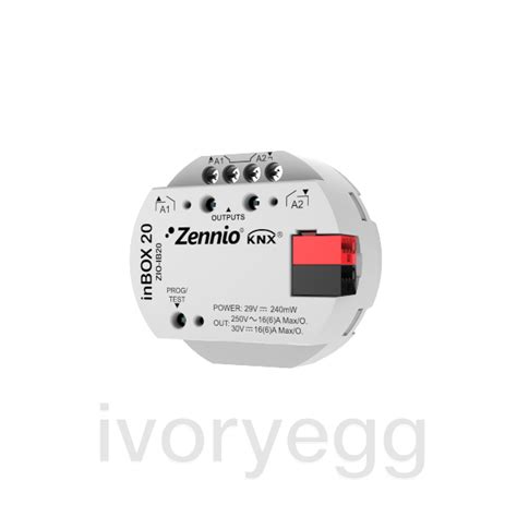 Inbox 20 Knx Multifunction Actuator For Flush Mounting 2 Outputs 16a