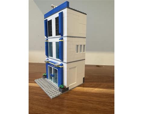 Lego Moc 60246 City Police Station Modification Mini Modular By Brick