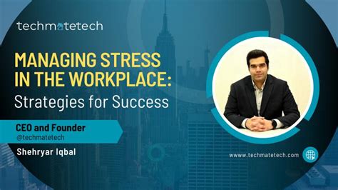 How To Cope With Stress And Boost Productivity Techmatetech Pakistan Posted On The Topic