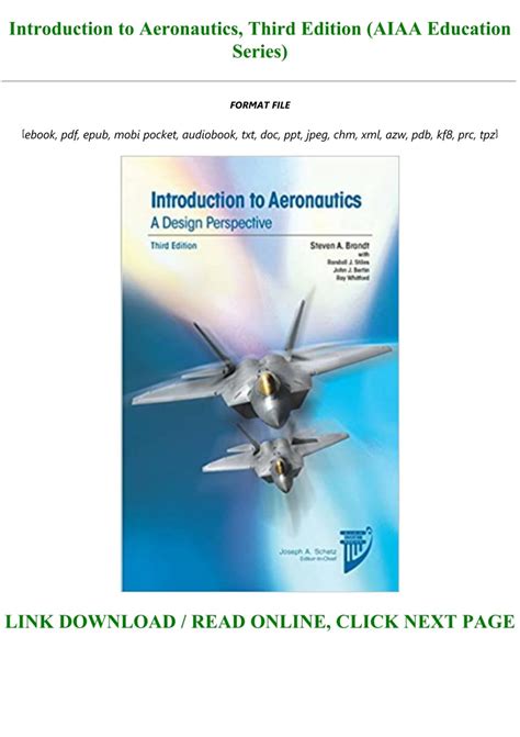 Free Download Introduction To Aeronautics Third Edition Aiaa