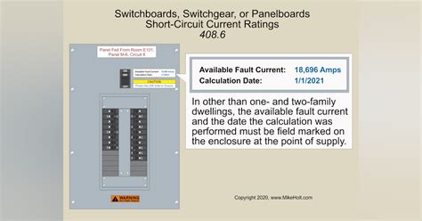 Stumped By The Code Nec Requirements For Short Circuit Current Rating