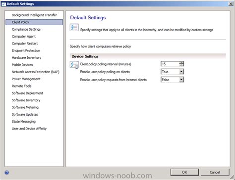 Using Sccm 2012 In A Lab Part 4 Configuring Client Settings And Adding Roles Configuration