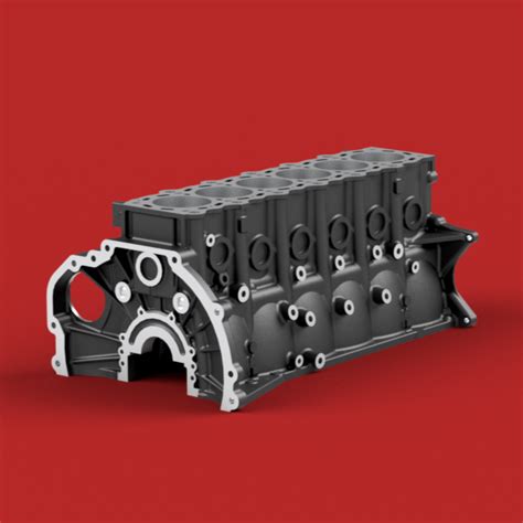 🚗 2jz Engine Block・ Stl File For 3d Printing・cults