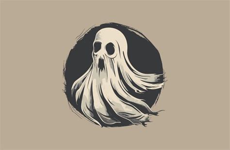 Ghost Logo Vector Icon Illustration Premium Ai Generated Vector