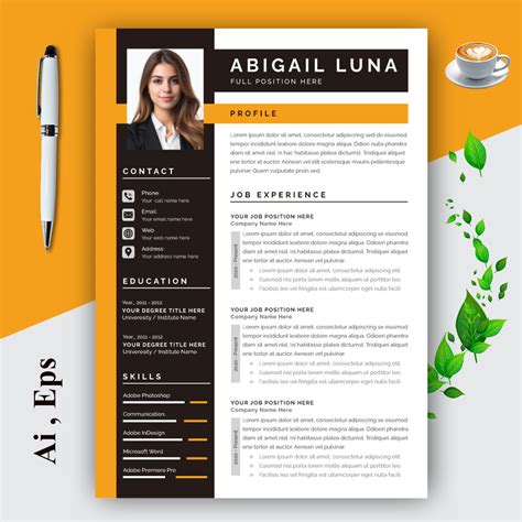Content Writer Professional Resume Template Cv Template Resume