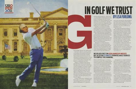 In Golf We Trust Golf Digest June 2011