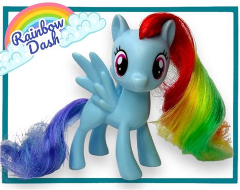 Mlp “ Rainbow Dash” Close Mouth Generation 35 Equestria Friends 3