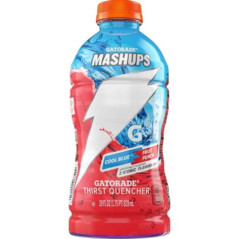Gatorade Thirst Quencher Mashup Cool Blue Fruit Punch 28 Fl Oz 1