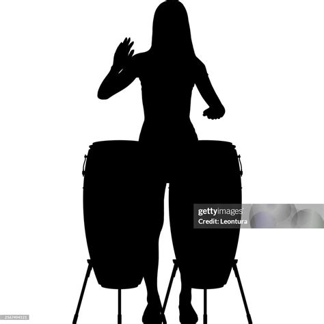 Woman With Congas High Res Vector Graphic Getty Images