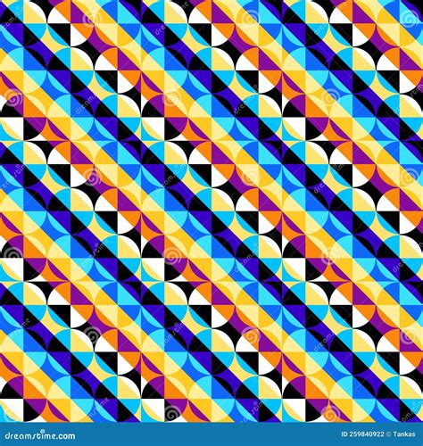 Geometric Abstract Pattern Intersection Style Stock Illustration Illustration Of Print