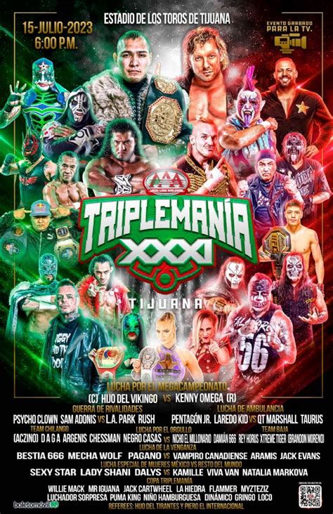 Aaa ¿dónde Comprar Boletos Para La Triplemanía Xxxi Tijuana En El Ring