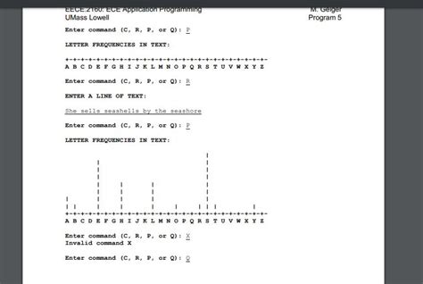 Solved Program Using Arrays To Count Letters In Chegg Com