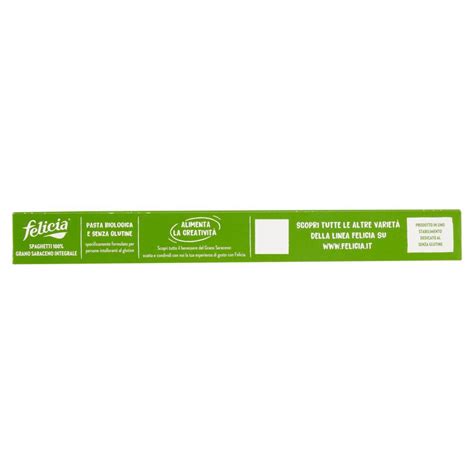 Felicia Spaghetti Grano Saraceno Integrale Bio 340 G NonPesa It