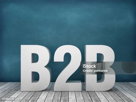 칠판 배경에 3d 단어 B2b 3d 렌더링 3차원 형태에 대한 스톡 사진 및 기타 이미지 3차원 형태 가정의 방 개발