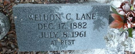 Weldon Colquitt Lane 1882 1961 Find A Grave Memorial