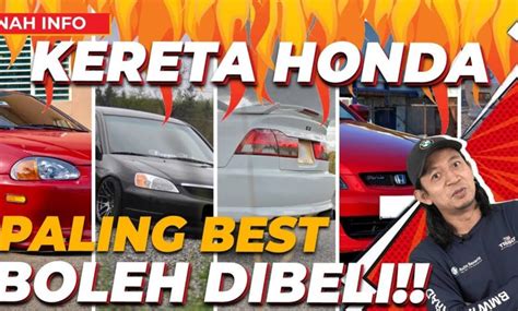 Jenis Jenis Kereta Honda Di Malaysia