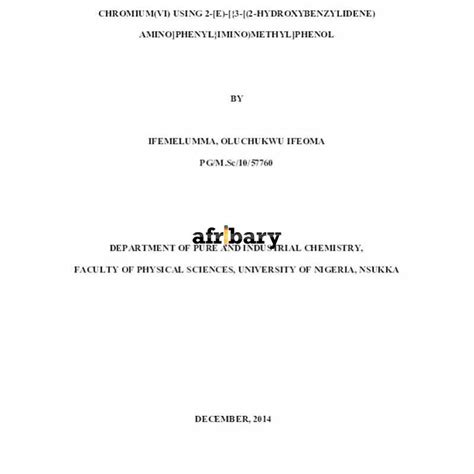 Spectrophotometric Determination Of Chromium Iii And Chromium Vi Using 2 [e [3 [ 2