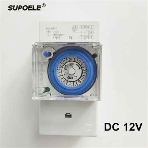 Temporizador mecánico programable para uso diario interruptor de
