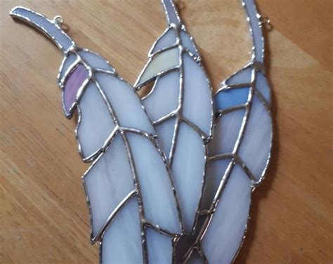 Stained Glass Robin Suncatcher Christmas Decoration Sun Etsy