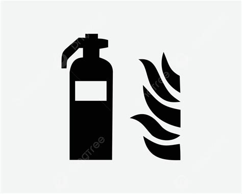 Fire Extinguisher Icon Vector Burn Extinguisher Vector Vector Burn