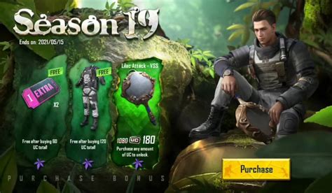 Слив всех наград 19 сезона Royale Pass в Pubg Mobile