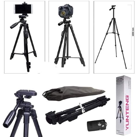 Generic Phone And Camera 3388 Tripod Stand With Bluetooth