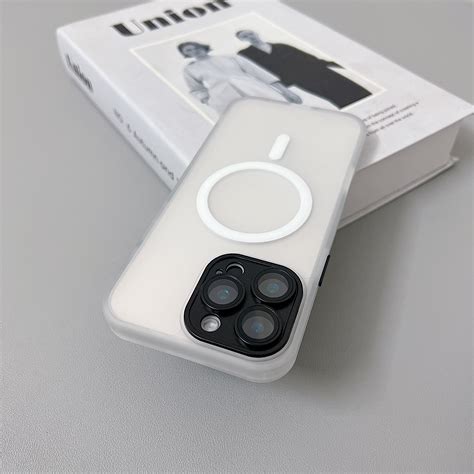 Magnetic Luxury Matte Translucent Armor Shockproof Case For IPhone Pro Max For