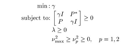 how do i solve this lmi optimization problem in matlab r controltheory