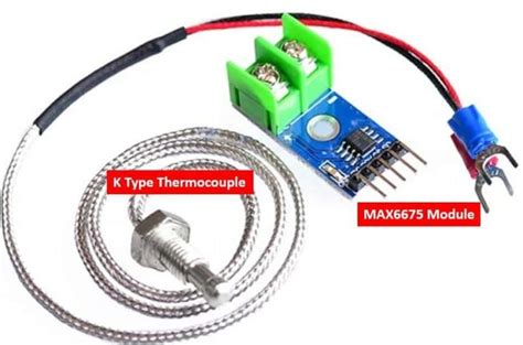 K Type Thermocouple Max6675 Amplifier With Esp32