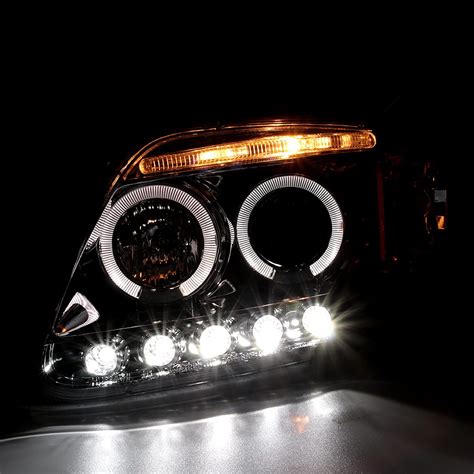 Buy SPEC D TUNING Chrome Housing Clear Lens Projector Headlights
