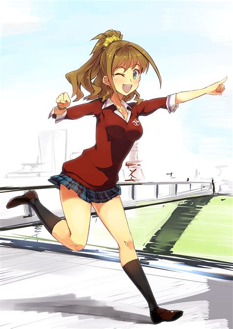 Hino Akane Idolmaster And 1 More Drawn By Kusanagikaoru Danbooru