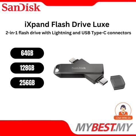 Sandisk Ixpand Flash Drive Luxe Shopee Malaysia