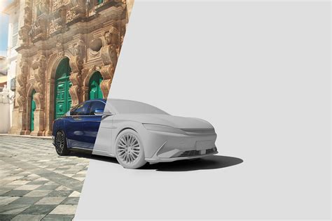 BYD HAN Maground Background CGI Behance