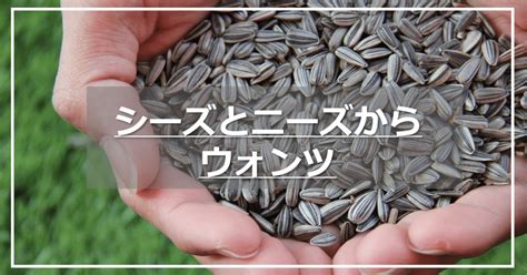 シーズとニーズからウォンツ｜ラーニングアニマル