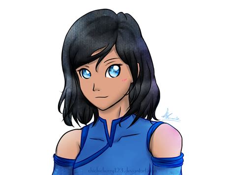 Korra Hair Cut By Chichicherry123 On Deviantart